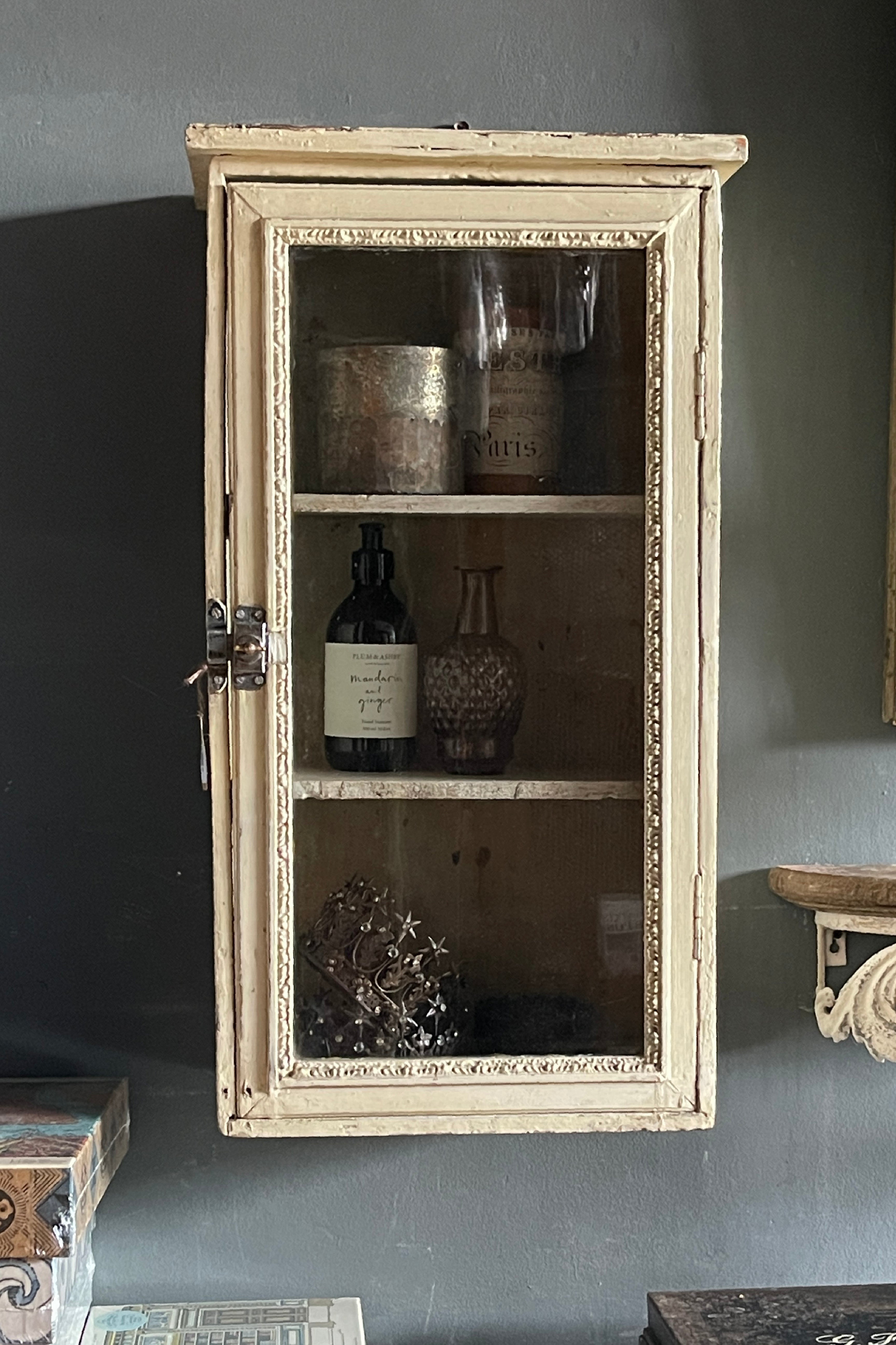 Antique Wall Cabinet Vintage Bamboo Wall Cabinet – Source For The